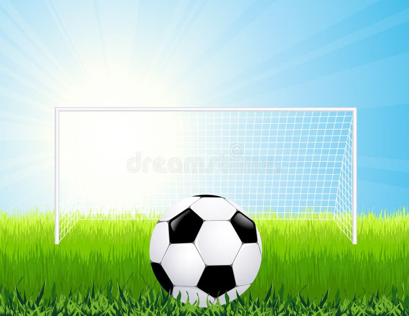 Penalty kick stock vector. Illustration of goalkeeper - 12717706