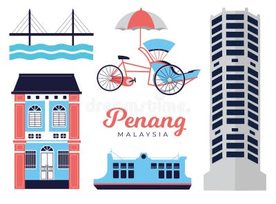 Penang Stock Illustrations – 1,083 Penang Stock Illustrations, Vectors ...