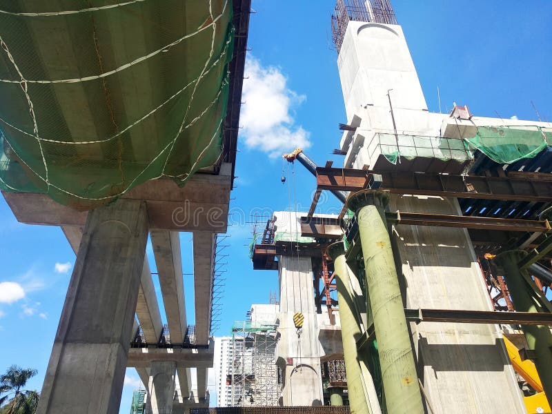 The Mega Infrastructure Structure is Under Construction. Editorial ...