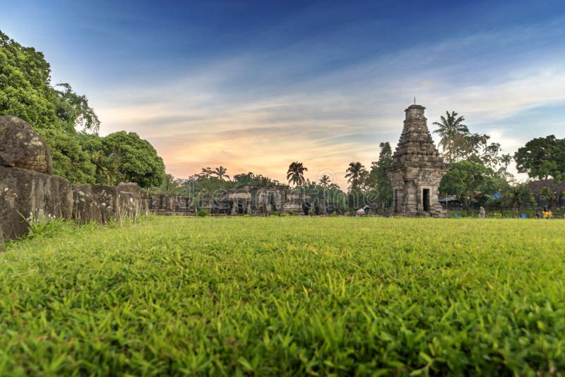 Penataran Temple in East Java, Indonesia Stock Image - Image of ...