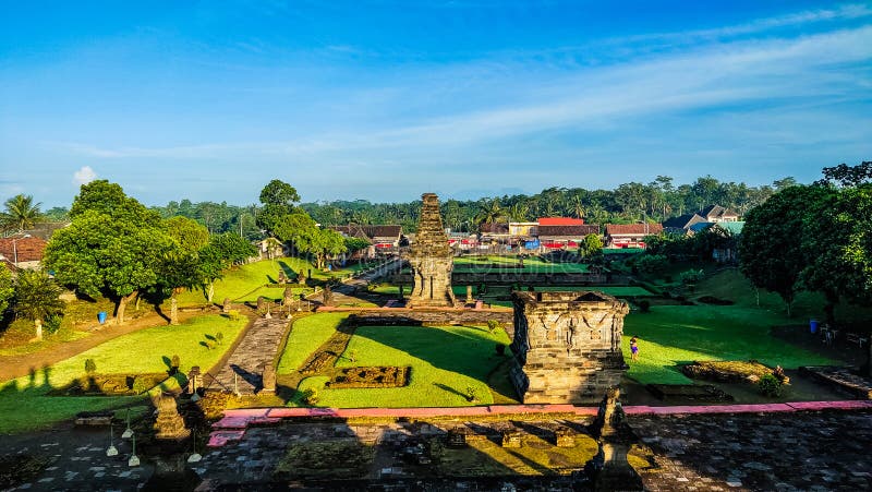 Penataran Temple in the Morning from Est Stock Photo - Image of ...