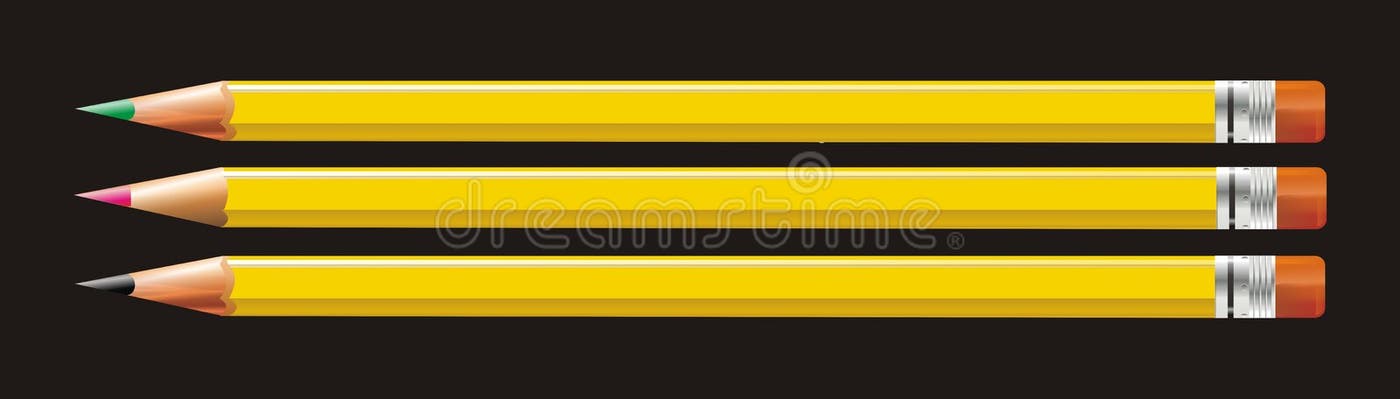 Three Pencil Stock Illustrations – 4,959 Three Pencil Stock ...