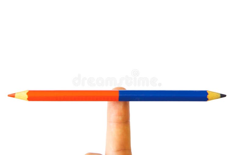 Pencil art balance stock photo. Image of duality, management - 16800786