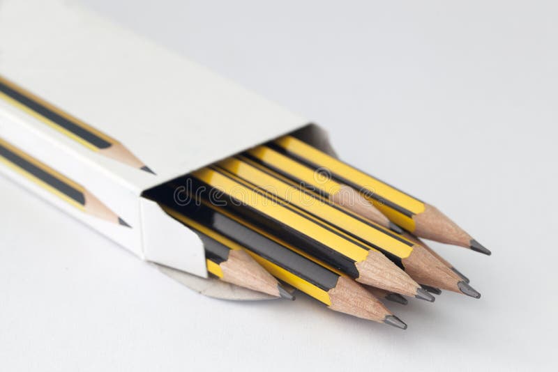 Pencil in a box stock image. Image of design, drawing - 25829345