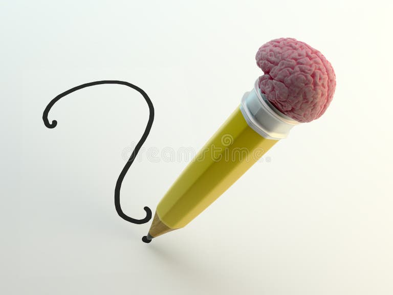 Student Pencil Thinking Stock Illustrations – 1,562 Student Pencil ...