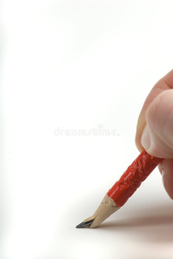 Pencil Breaking Under Stress Stock Photo - Image of pencil, graphic ...