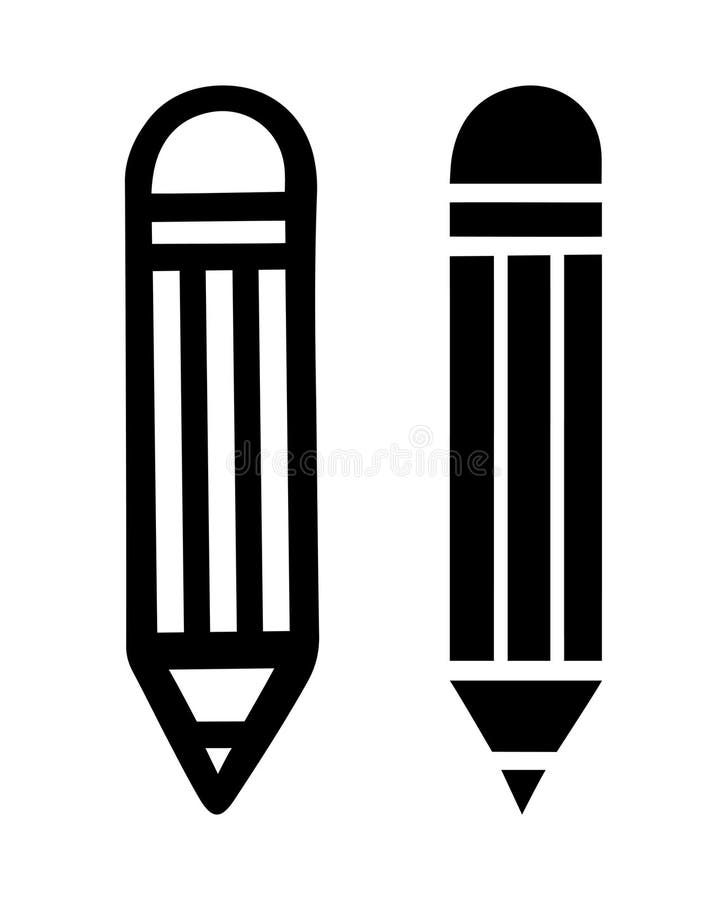 Pencil Cartoon Doodle, Vector. Stock Vector - Illustration of vintage ...