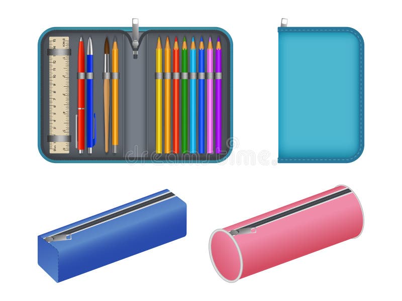 Pencil Case Stock Illustrations – 8,233 Pencil Case Stock Illustrations ...
