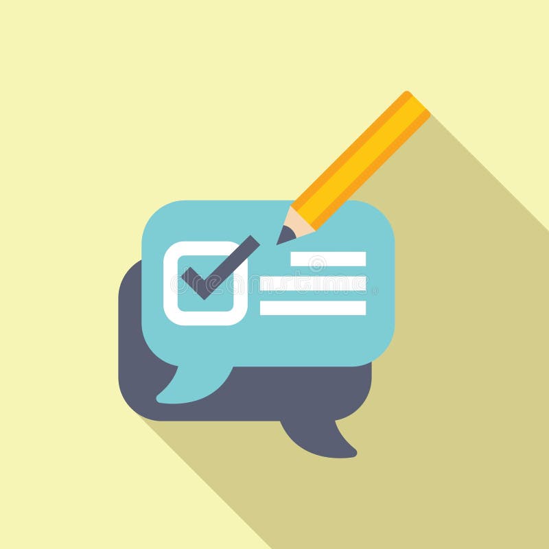 Pencil Checking Off a Box on a Speech Bubble Checklist for Completing ...