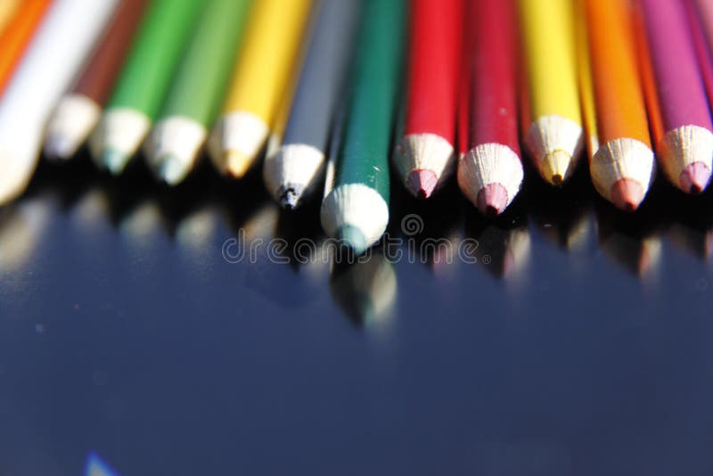 Pencil stock photo. Image of rainbow, palette, orange - 87715098