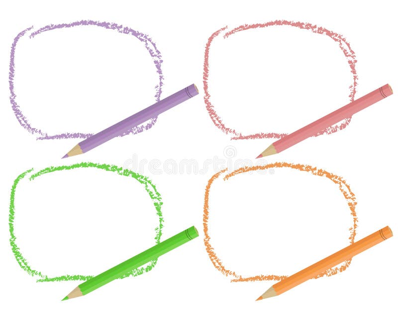 Pencil sketch, frames stock illustration. Illustration of graphite ...