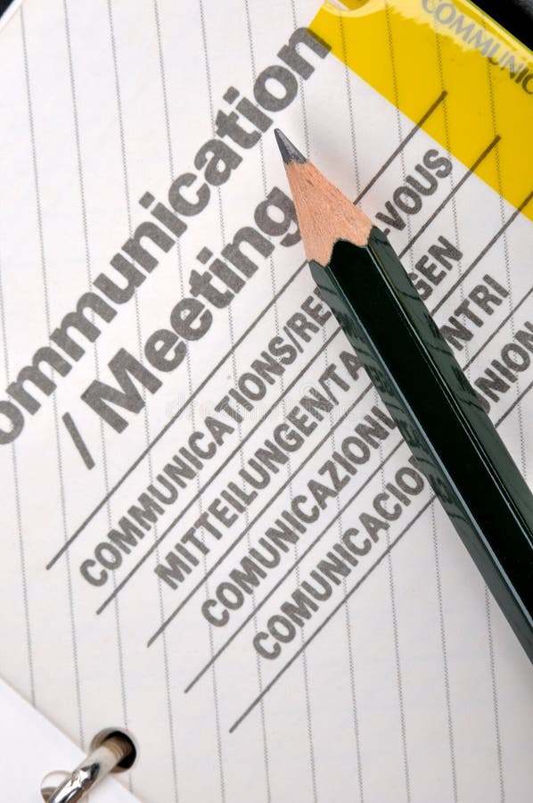 Pencil on Communication Record Stock Image - Image of book, information ...