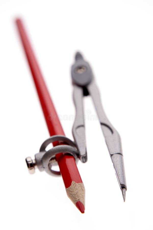 Metal Drafting Compass stock photo. Image of lead, classic - 1164380