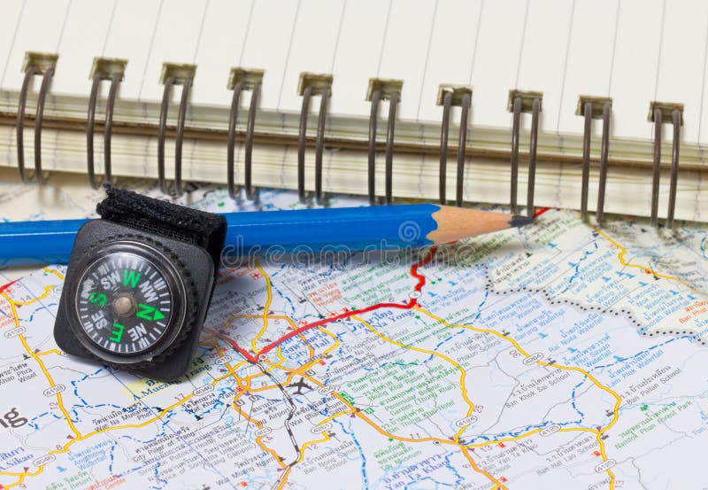 Pencil, Compass and Rulers on Graph Paper Background Stock Photo ...