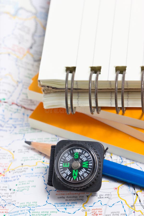 Pencil, Compass and Rulers on Graph Paper Background Stock Image ...