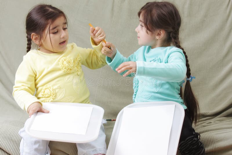 Pencil conflict stock image. Image of green, drawing - 14369873