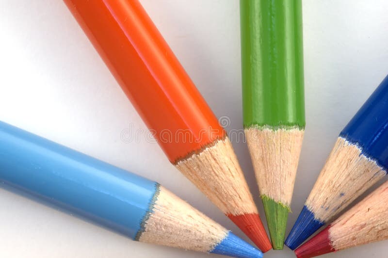Pencil Crayons stock photo. Image of lines, arts, closeups - 2218058