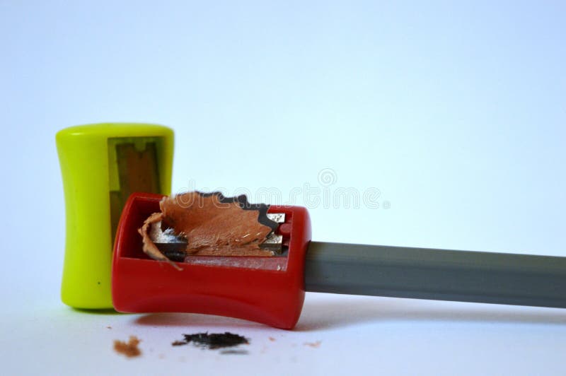 Pencil and cutter stock photo. Image of school, accessories - 138669660