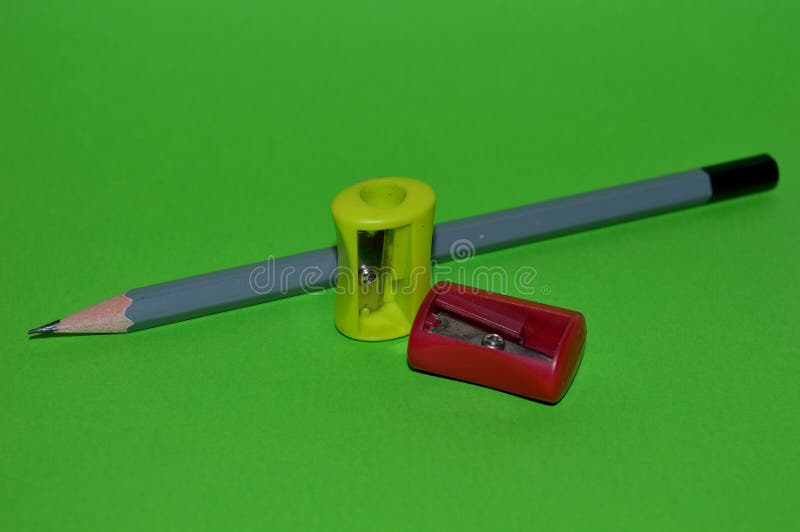 Pencil and cutter stock photo. Image of school, accessories - 138669660