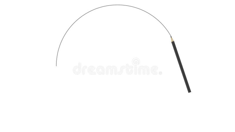 Pencil Draw a Circle on a Piece of Paper Stock Video - Video of ...