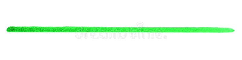 Pencil Drawing: Green Long Stripe on White Stock Image - Image of ...