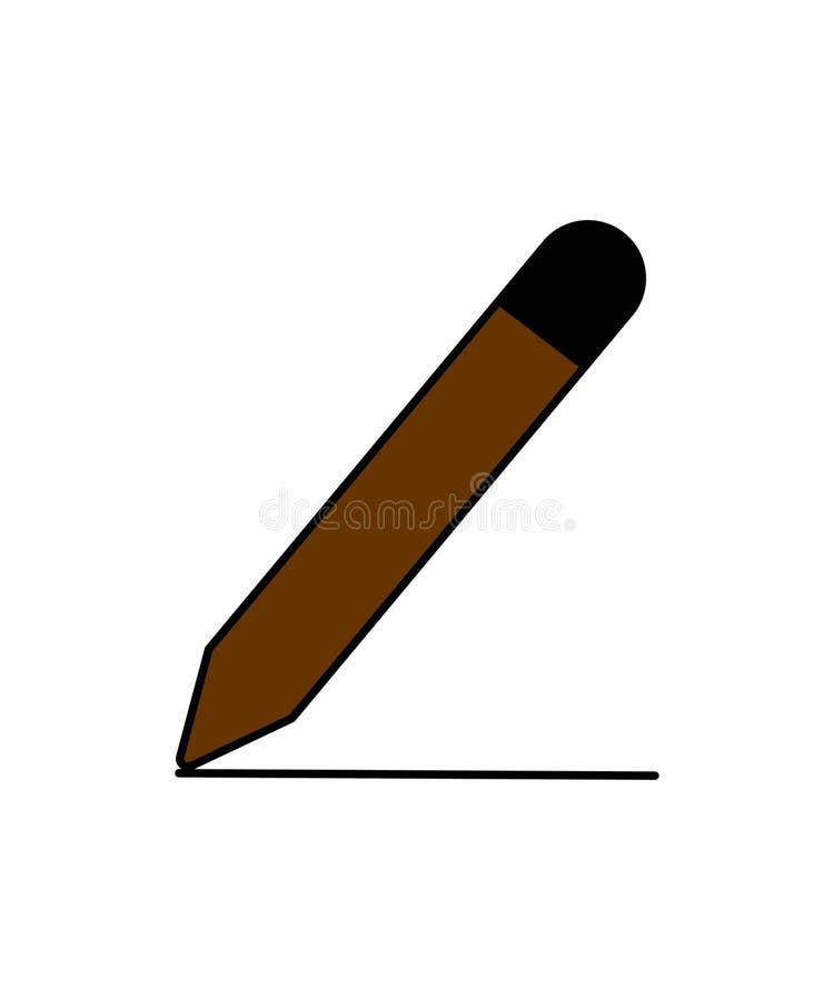 Pencil Drawing Icon and Perfect for Note-taking, Design, or Educational ...