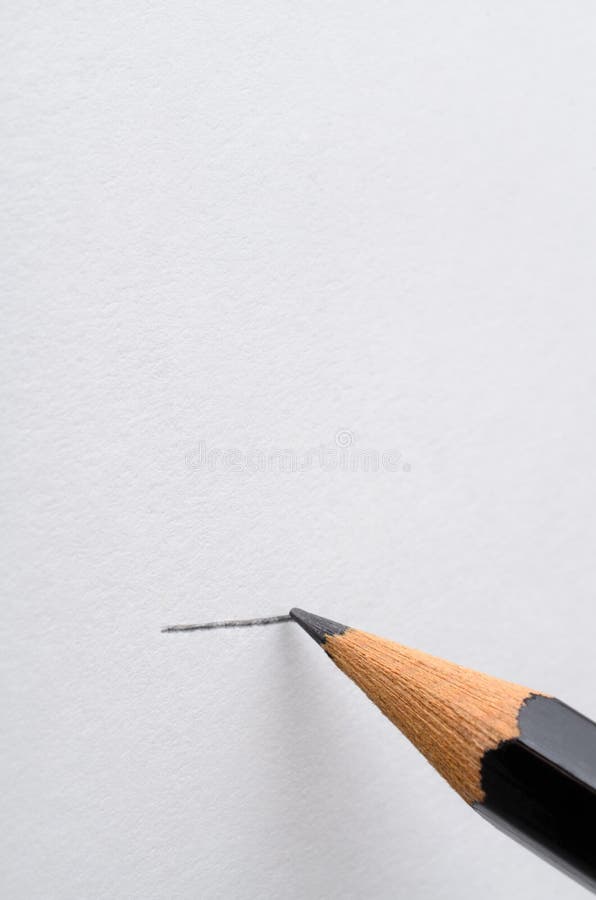 Pencil Drawing a Line stock photo. Image of illustrating - 77302738