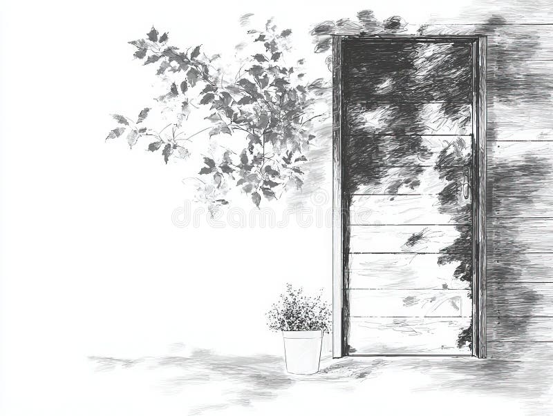 Pencil Drawing Sketch: an Artistic Representation Created through ...