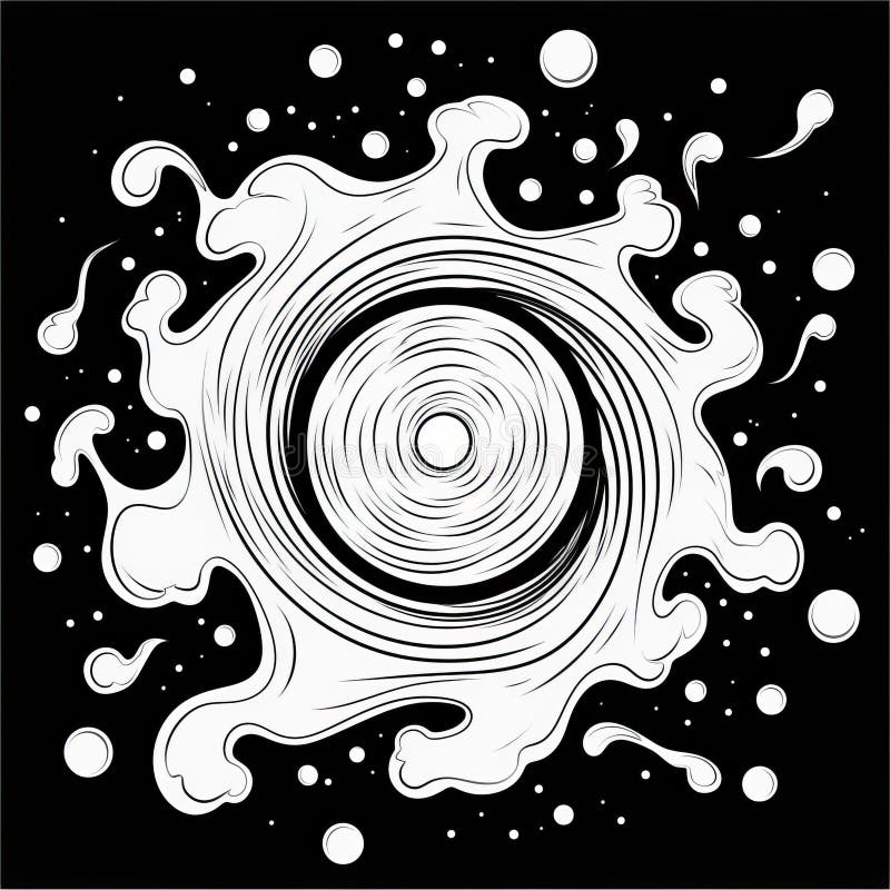 Spiral Disc: Exploratory Line Work Illustration with Foampunk and Fluid ...