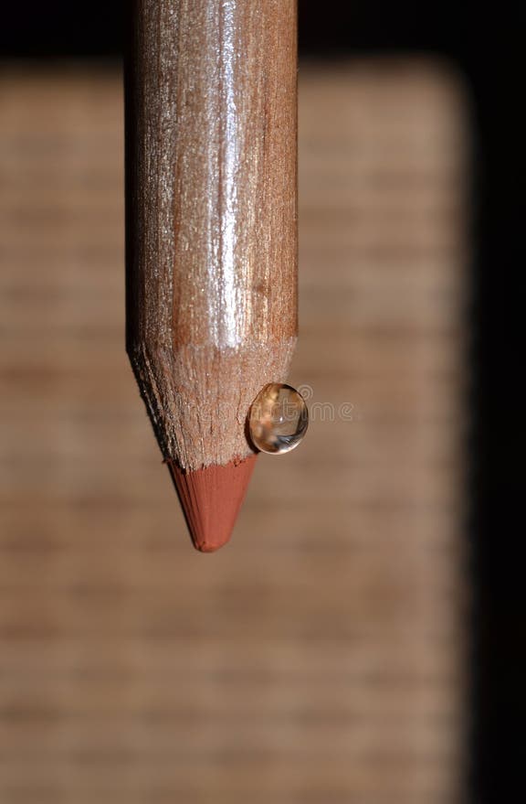 Pencil and drop stock image. Image of drop, minimalism - 68699847