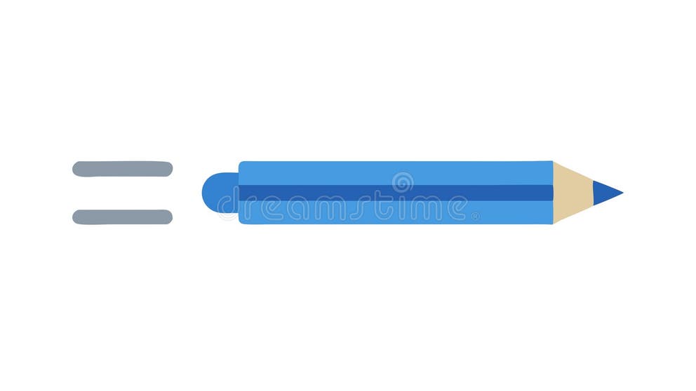 Pencil and Equals Sign Vector Icon, Education and Problem Solving ...