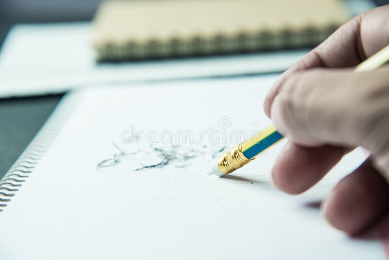 Pencil eraser stock image. Image of office, pencil, error - 98143495