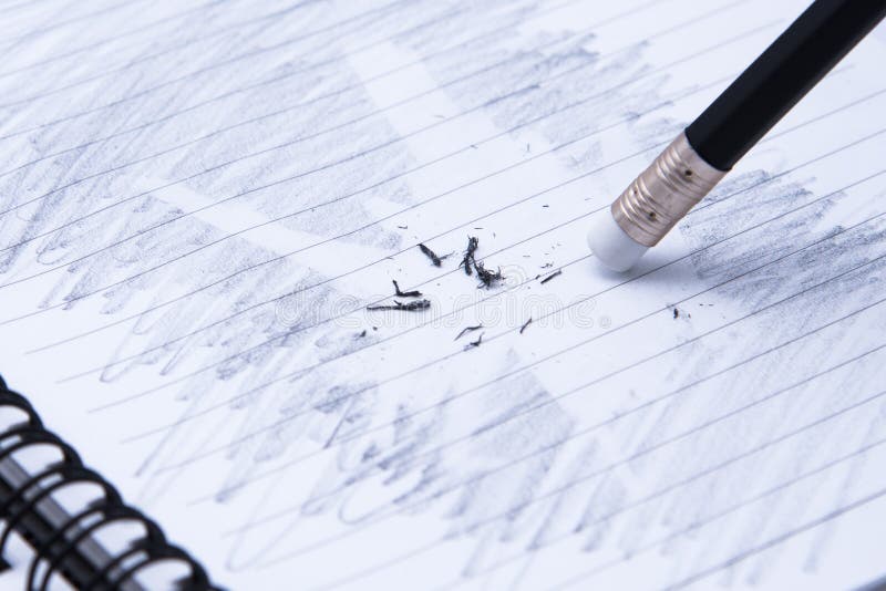 Pencil eraser stock image. Image of equipment, black - 100276951