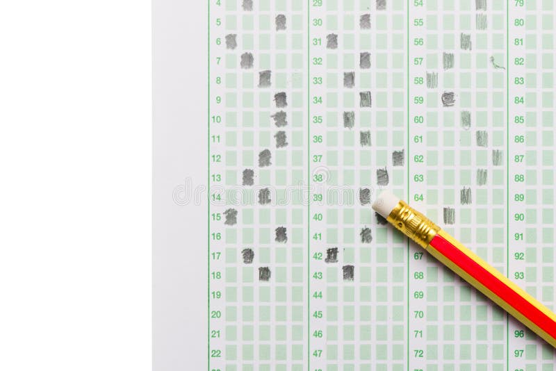Test Sheet stock image. Image of quiz, education, choice - 19449497