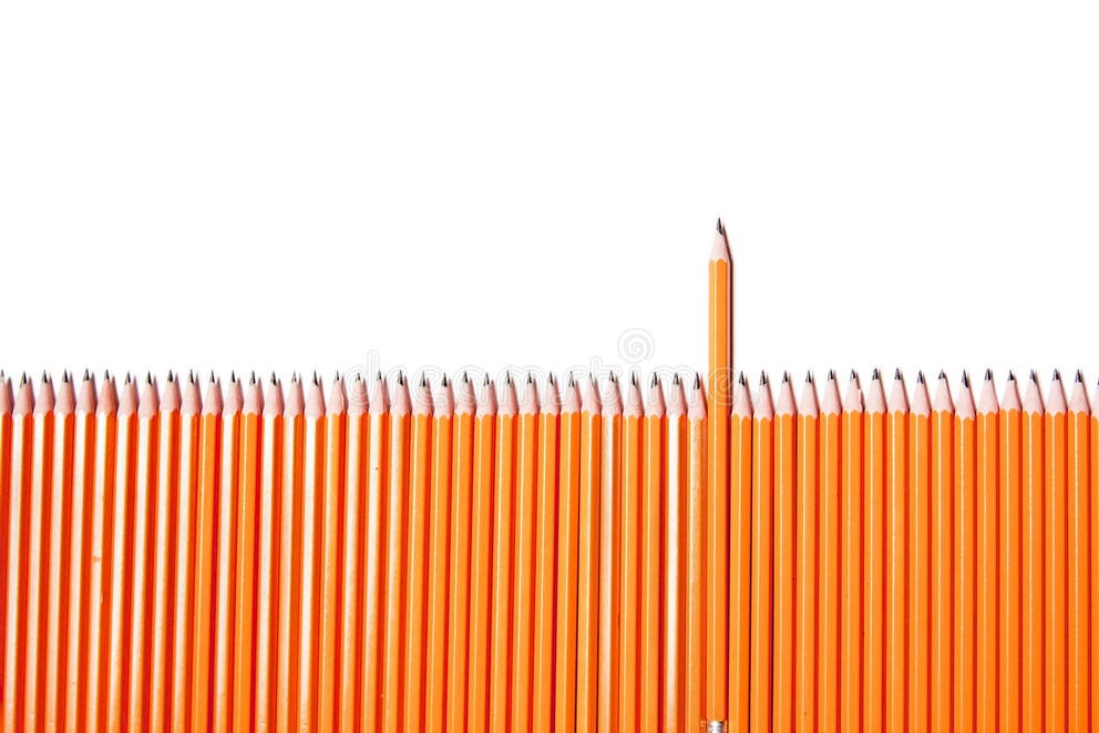 Pencil fence stock image. Image of pencils, special, uncommon - 13903767