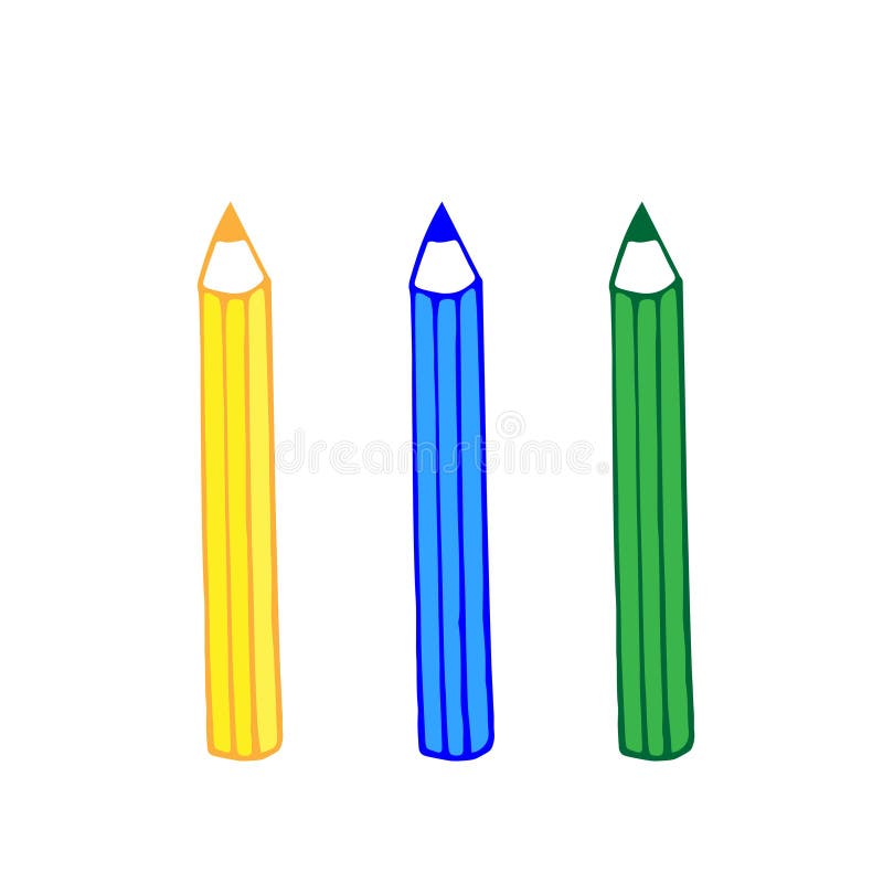 Pencil Flat Vector Illustration. Education Concept, Back To School ...
