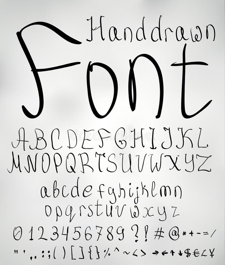 Pencil font stock vector. Illustration of style, calligraphy - 60155132 Pencil font stock vector. Illustration of style, calligraphy - 60155132
