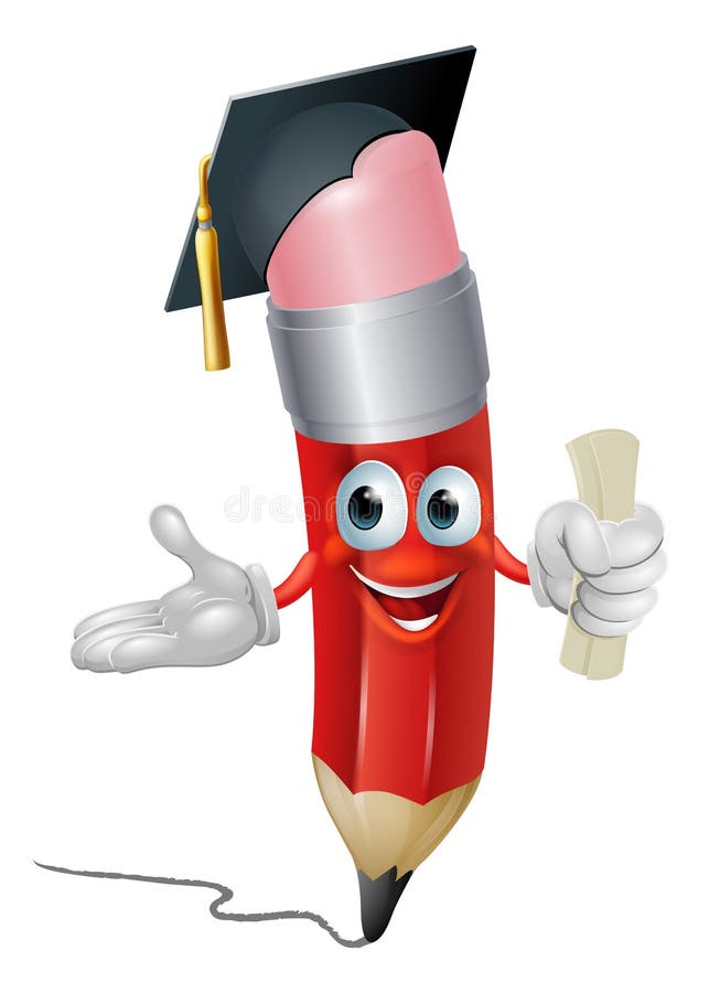 Pencil Graduate Education Concept Stock Vector - Illustration of board ...