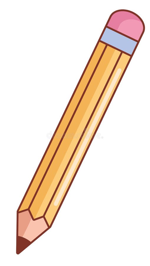 Pencil graphite tool stock vector. Illustration of sign - 235144026