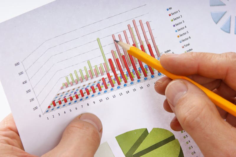 Data graphics analysis stock image. Image of frequency - 25627075