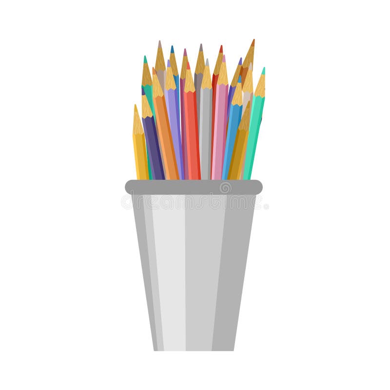 Cartoon Pencil Holder Stock Illustrations – 451 Cartoon Pencil Holder ...