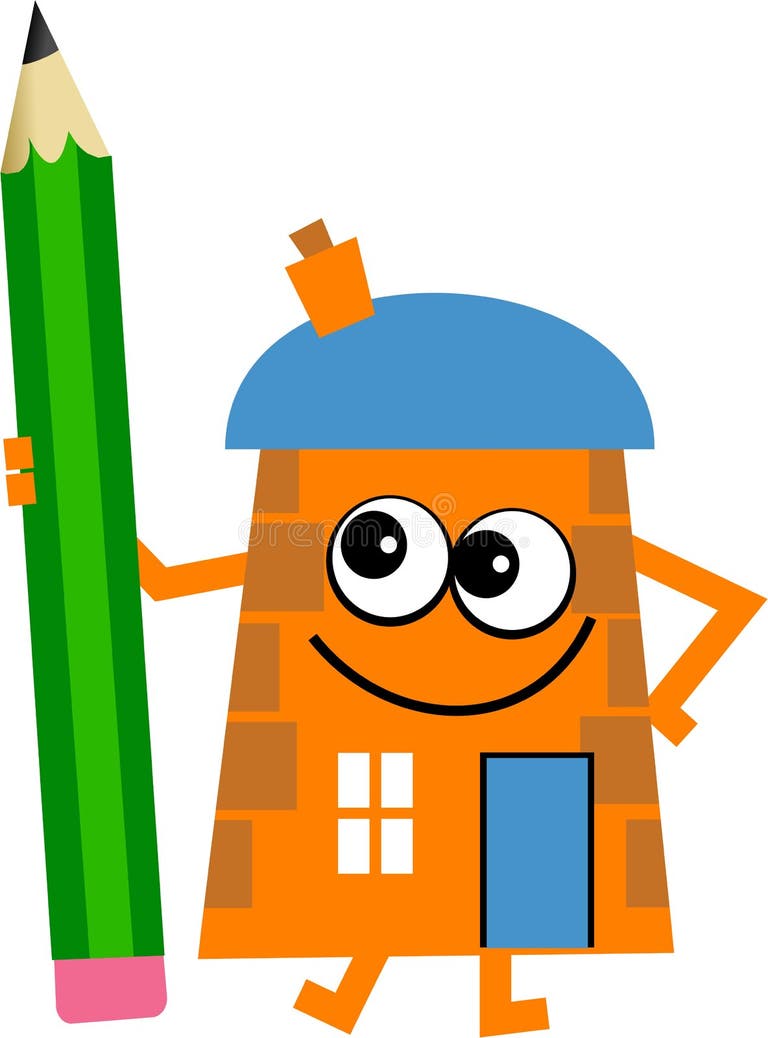 Pencil House Illustration Stock Illustrations – 19,556 Pencil House ...