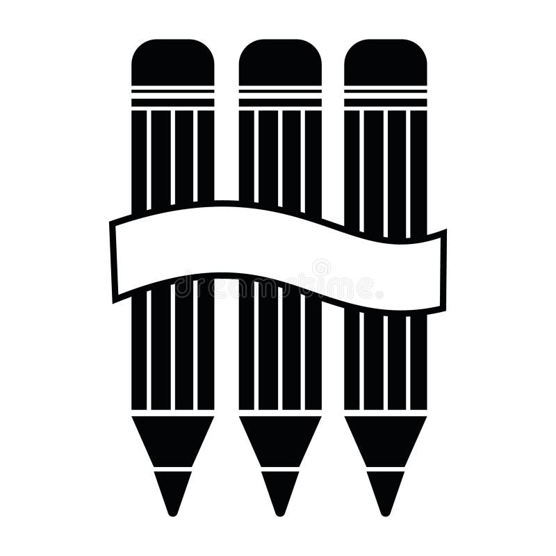 Pencil Icon in Fashionable Flat Style, Vector Pencil Icon, Vector ...