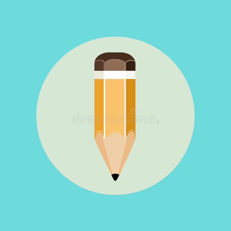 Small Pencil Icon stock vector. Illustration of concept - 30577877