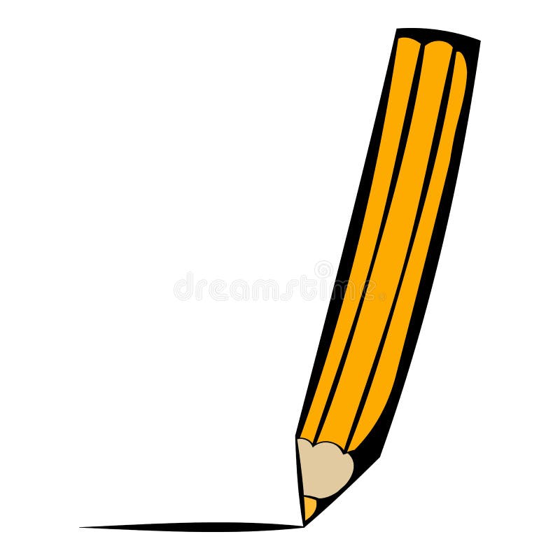Pencil icon, icon cartoon stock vector. Illustration of designer - 88214066