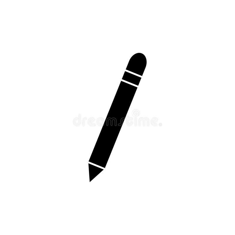 Pencil Icon Set. Creative Crayons Vector Symbol. Writer Pencil Tool ...