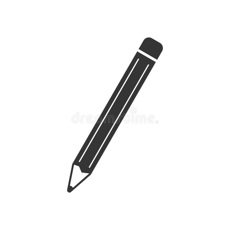 Pencil icon - vector stock illustration. Illustration of file - 162781002