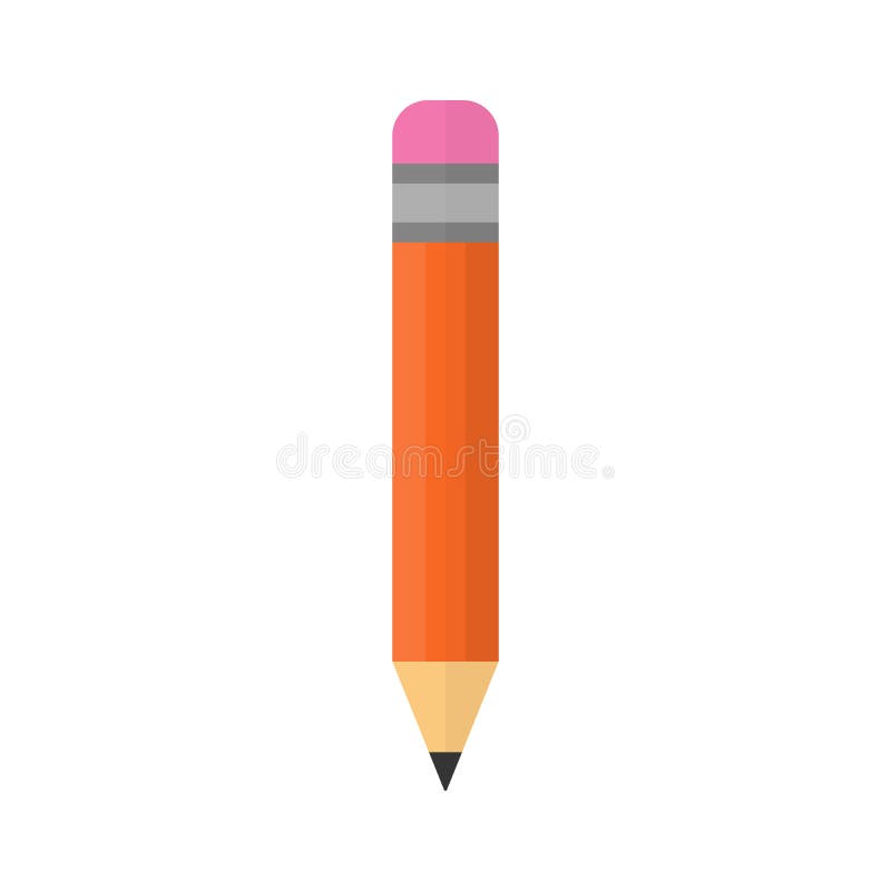 Pencil icon - vector stock illustration. Illustration of contour ...