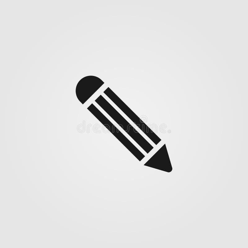 Pencil Icon - Vector Illustration for Web, App UI Design Stock Vector ...