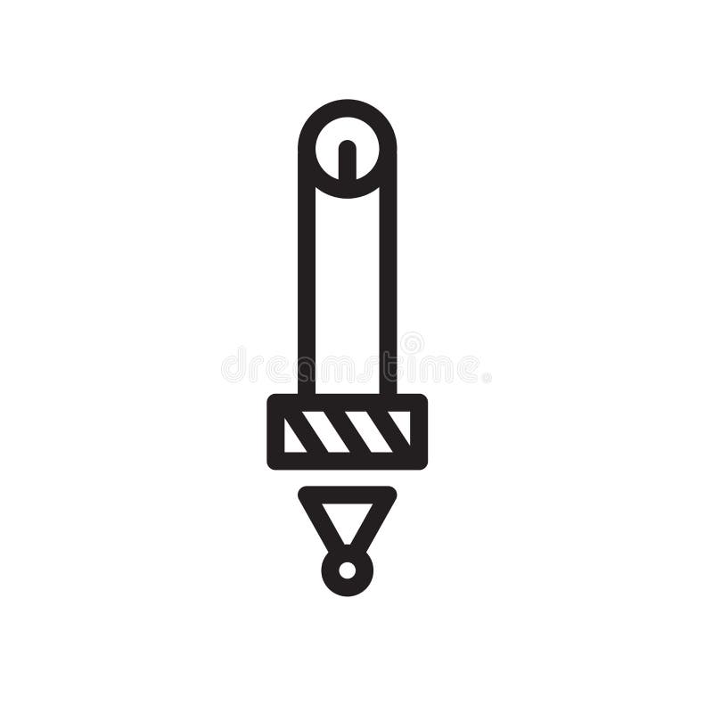 Pencil Icon Vector Isolated on White Background, Pencil Sign , Line ...